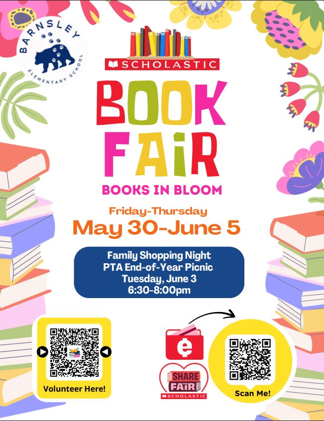 Book Fair – Lucy V. Barnsley Elementary School PTA